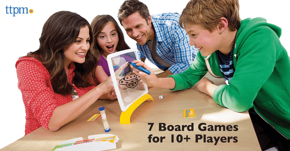 7 Board Games for 10 or More People