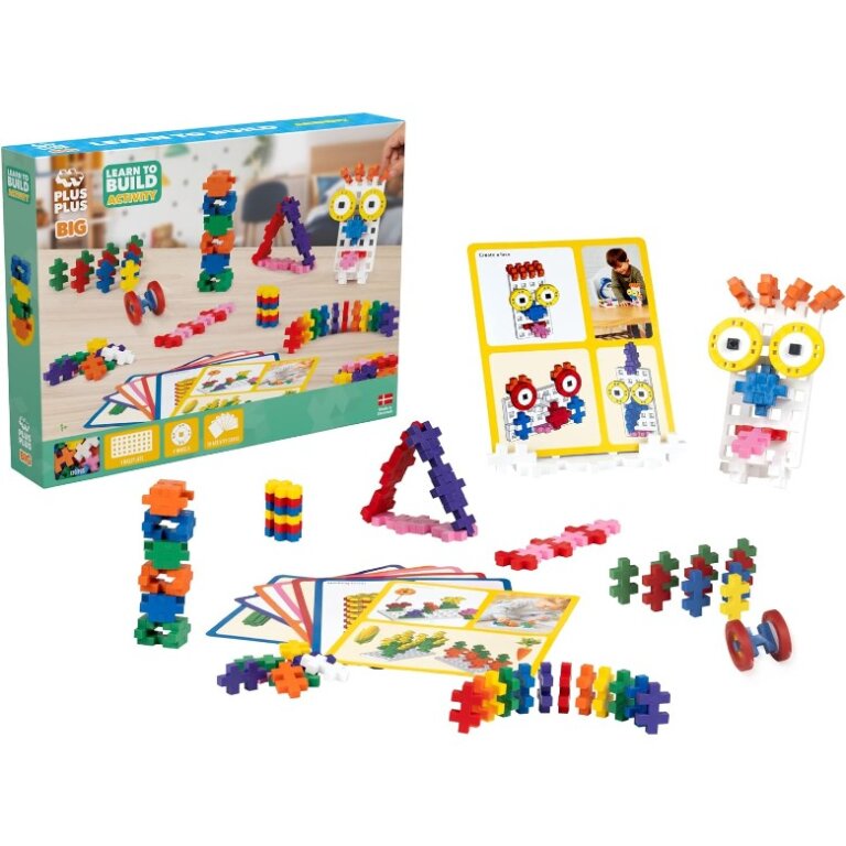 Plus Plus Big Learn to Build Activity, Puzzle By Number Wreath, Sports ...